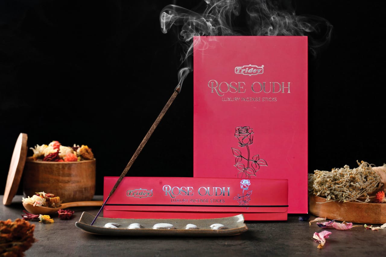 LUXURY ROSE OUDH 12 PACKS OF 28 GMS X 180 EACH – Tridev